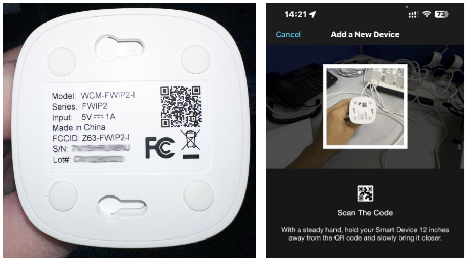 Adding a Plug-In Wireless Camera (FWIP2 Series) to your Night Owl App ...